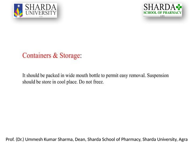 Biphasic liquids: Suspensions: Definition, advantages and disadvantages ...