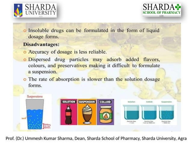 Biphasic liquids: Suspensions: Definition, advantages and disadvantages ...