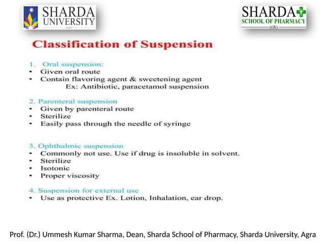 Biphasic liquids: Suspensions: Definition, advantages and disadvantages ...