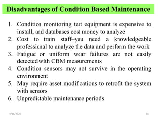 Condition Based Maintenance | PPT | Geology | Science