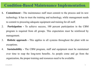 Condition Based Maintenance | PPT | Geology | Science