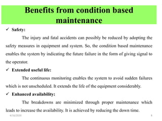 Condition Based Maintenance | PPT