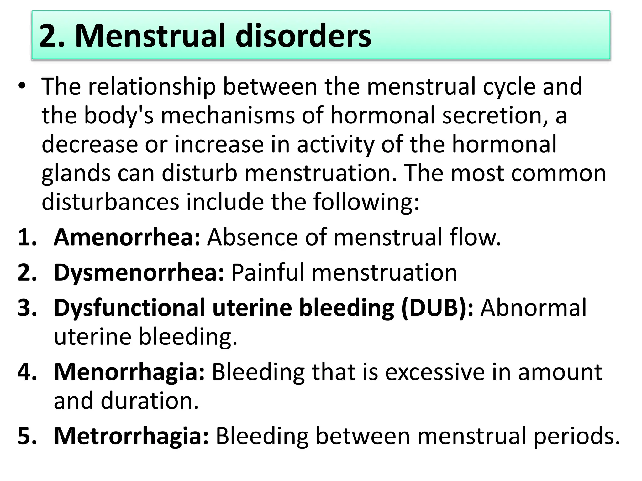 Unit-04 Part (A) Female Reproductive Disorders Provided By Khyber ...