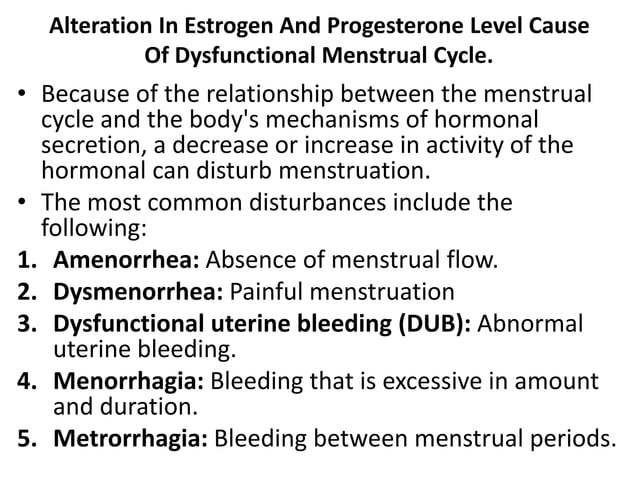 Unit-04 Part (A) Female Reproductive Disorders Provided By Khyber ...