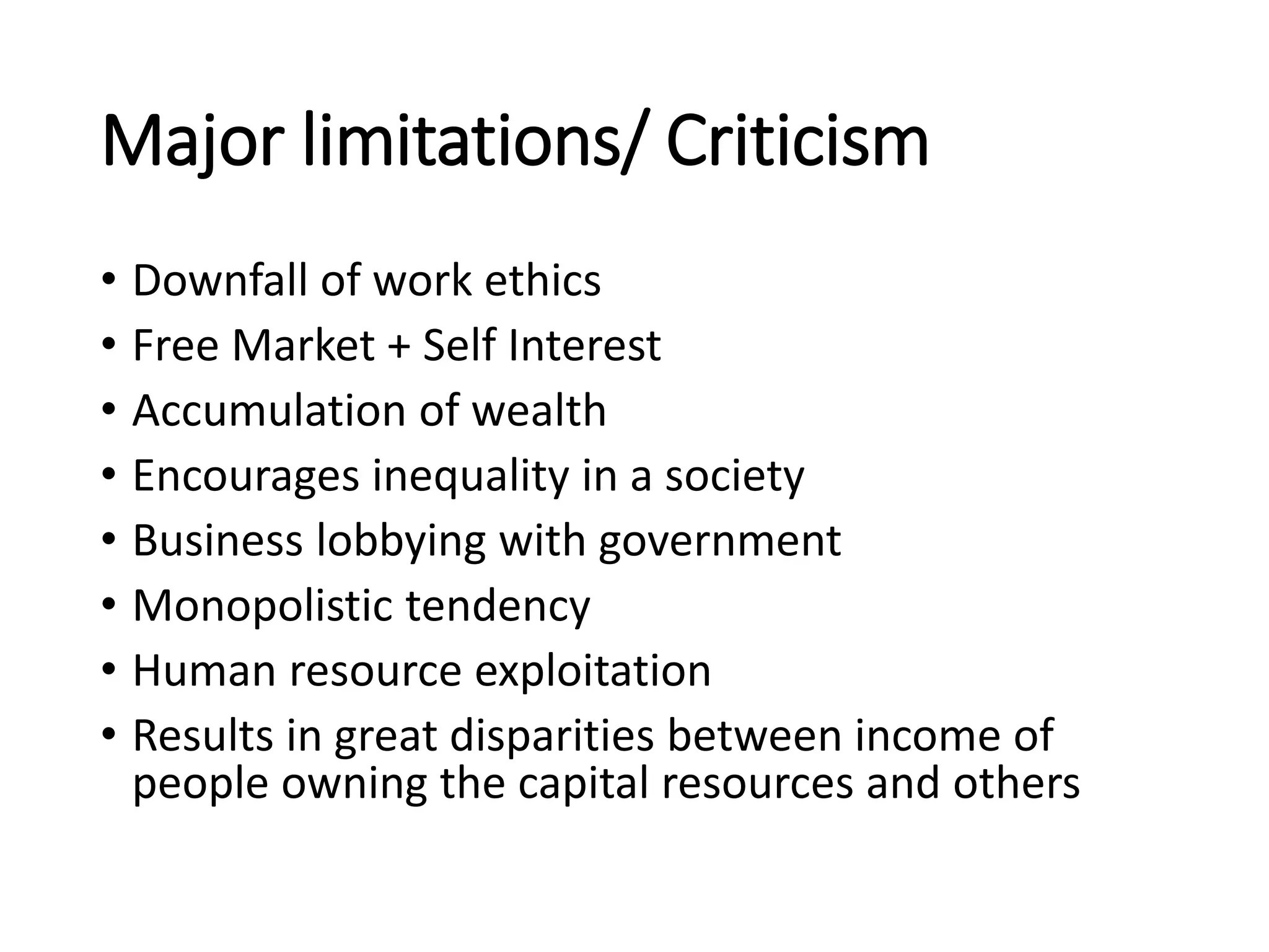 Lec 06 Economics systems Capitalism | PPT