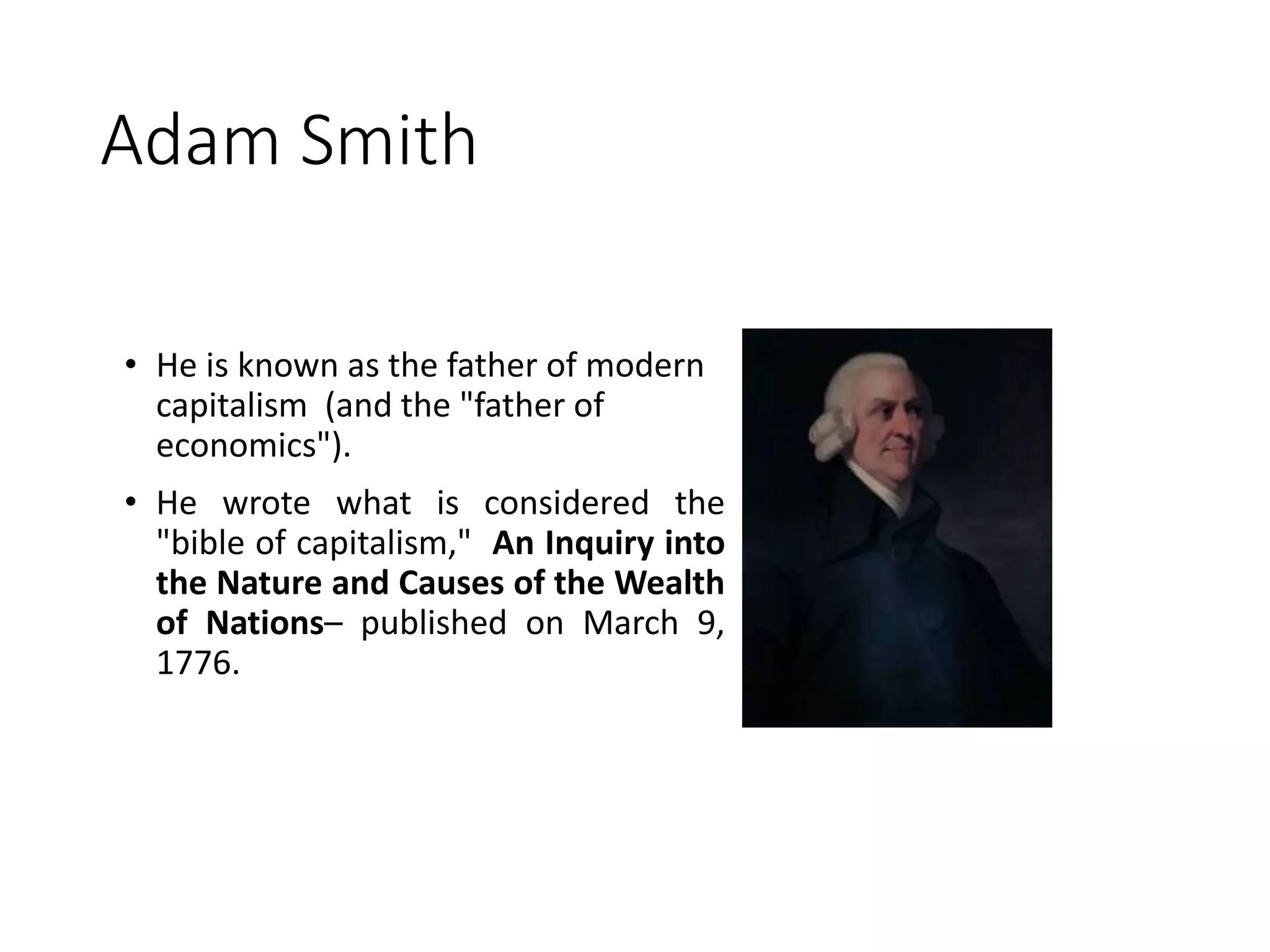 Lec 06 Economics systems Capitalism | PPT
