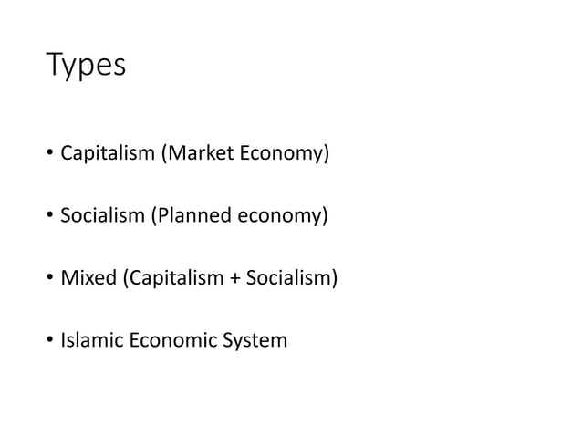 Lec 06 Economics systems Capitalism | PPTX | Business | Business and ...