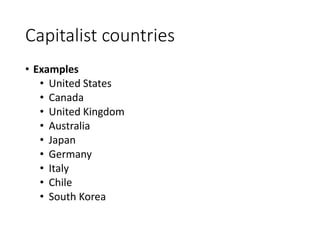Lec 06 Economics systems Capitalism | PPTX