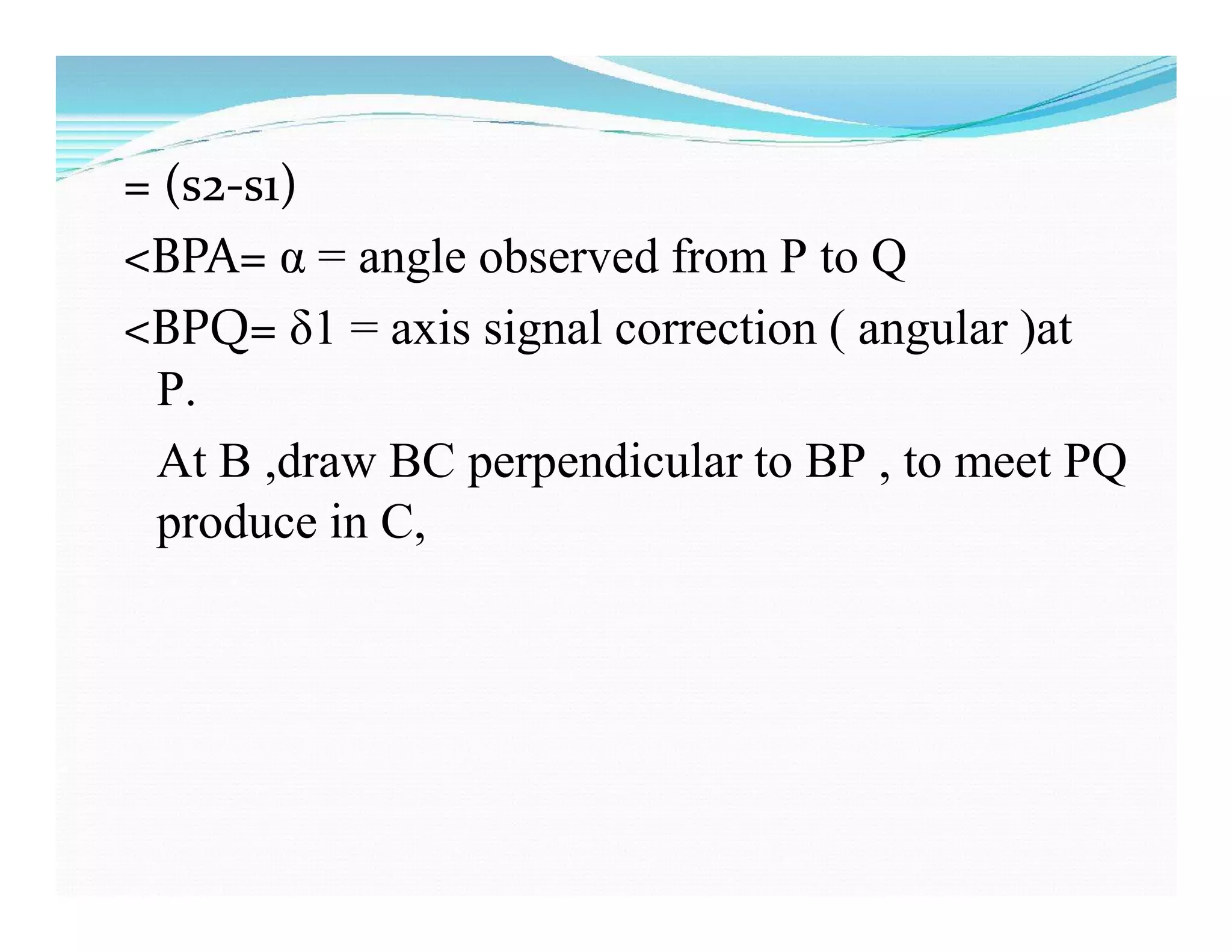 Trigonometric Levelling Unit 6 | PPT