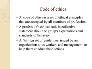 UNIT-06 CODE OF ETHICS.pptx
