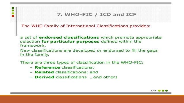 Unit-07 International classification of functional disability pptx | PPT