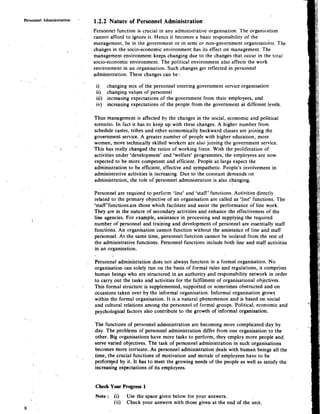 Unit 1CONCEPT, NATURE AND SCOPE OF PERSONNEL ADMINISTRATION | PDF