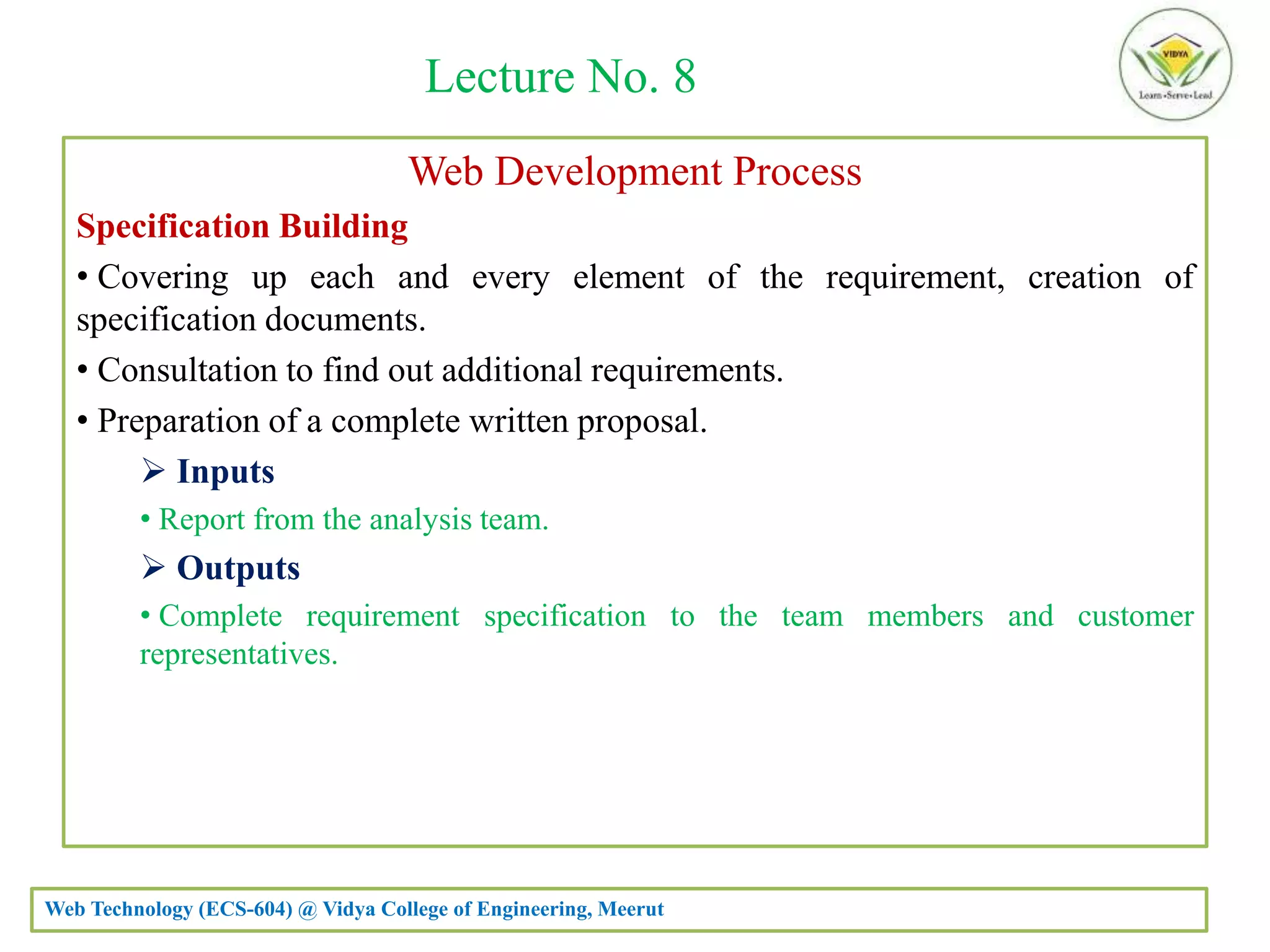 Introduction to Web Technology | PPTX