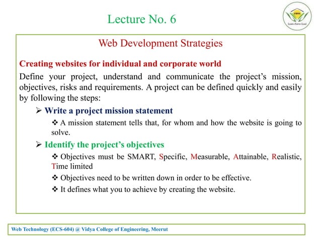 Introduction to Web Technology | PPTX