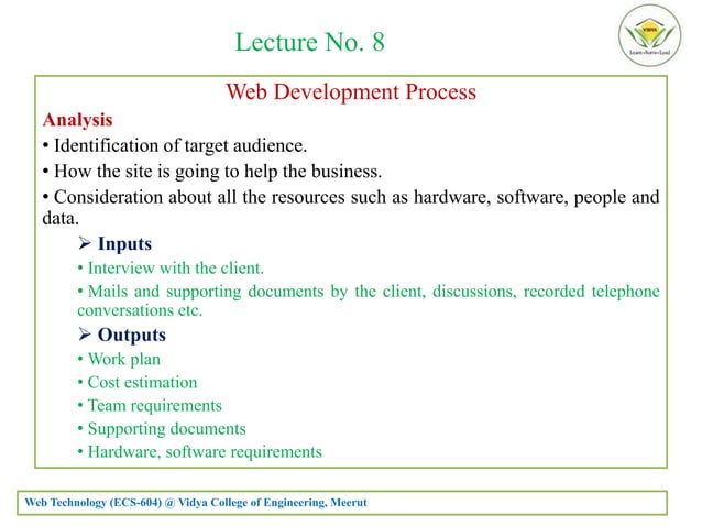 Introduction to Web Technology | PPTX