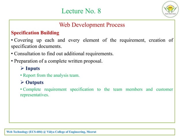 Introduction to Web Technology | PPT