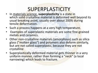 MATERIALS TECHNOLOGY | PPTX | Geology | Science