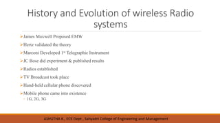 Unit 1 Introduction to wireless telecommunication system and networks | PDF