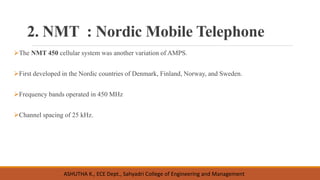 Unit 1 Introduction to wireless telecommunication system and networks | PDF
