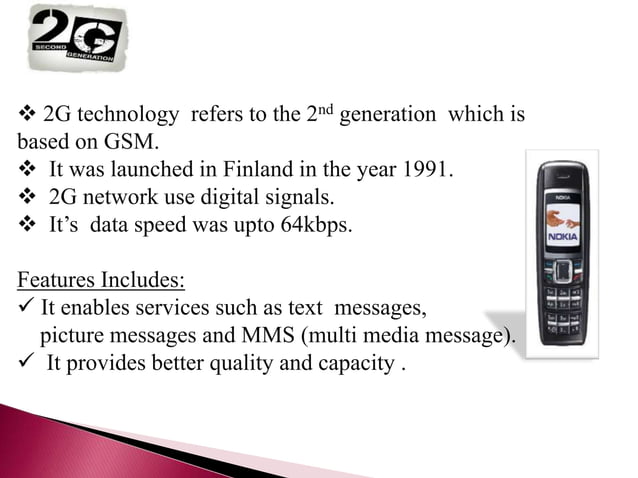 Generations of Mobile Communications | PPTX