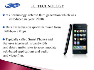 Generations of Mobile Communications | PPTX