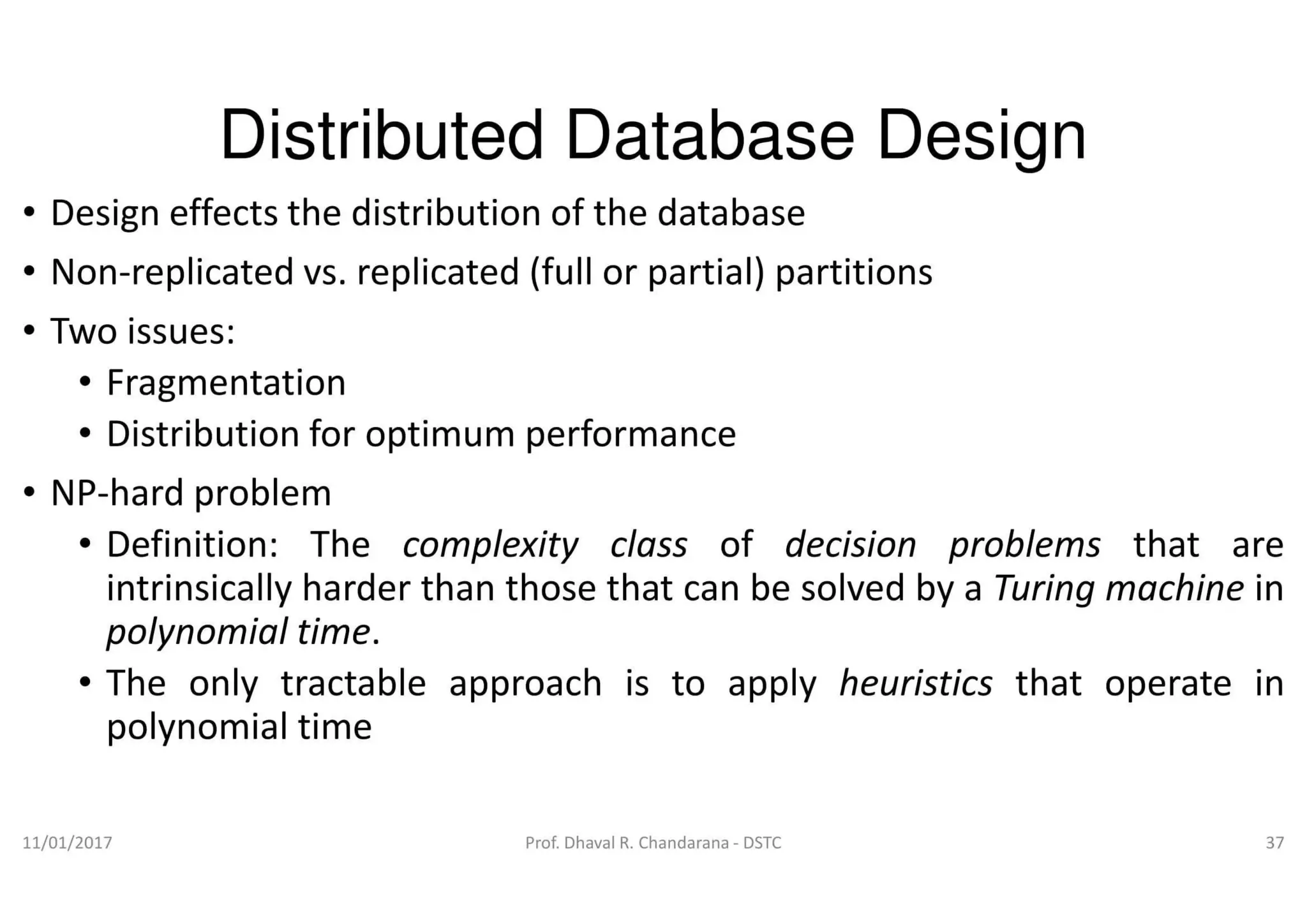 Distributed Dbms Unit 1 Introduction Ppt
