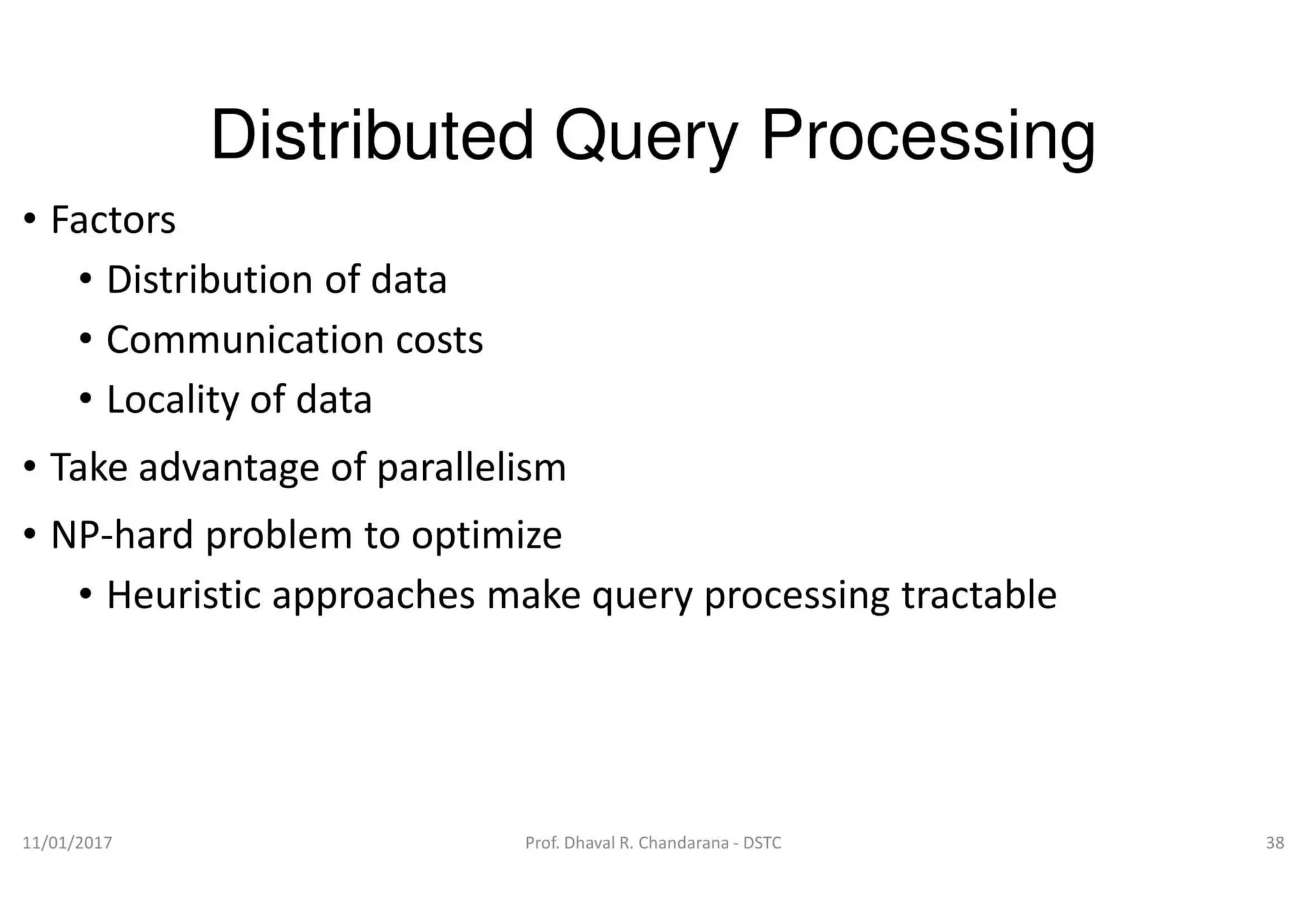 Distributed Dbms Unit 1 Introduction Ppt