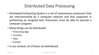 Distributed DBMS - Unit 1 - Introduction | PPTX