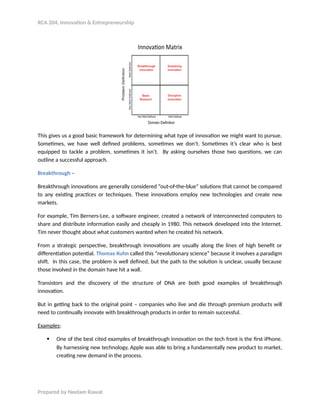 Unit 1 | PDF | Startups | Business