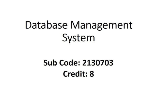 Dbms Unit 1 Introductory Concepts Of Dbms Ppt