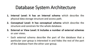 DBMS Unit 1 - Introductory concepts of DBMS | PPT