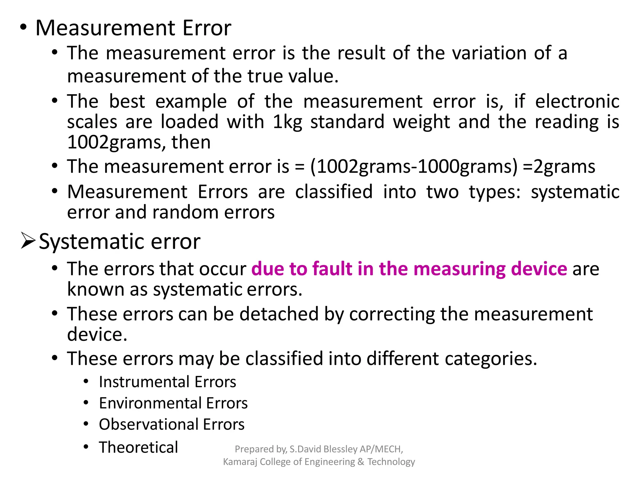metrolgy and measurements unit 1 introduction | PPTX