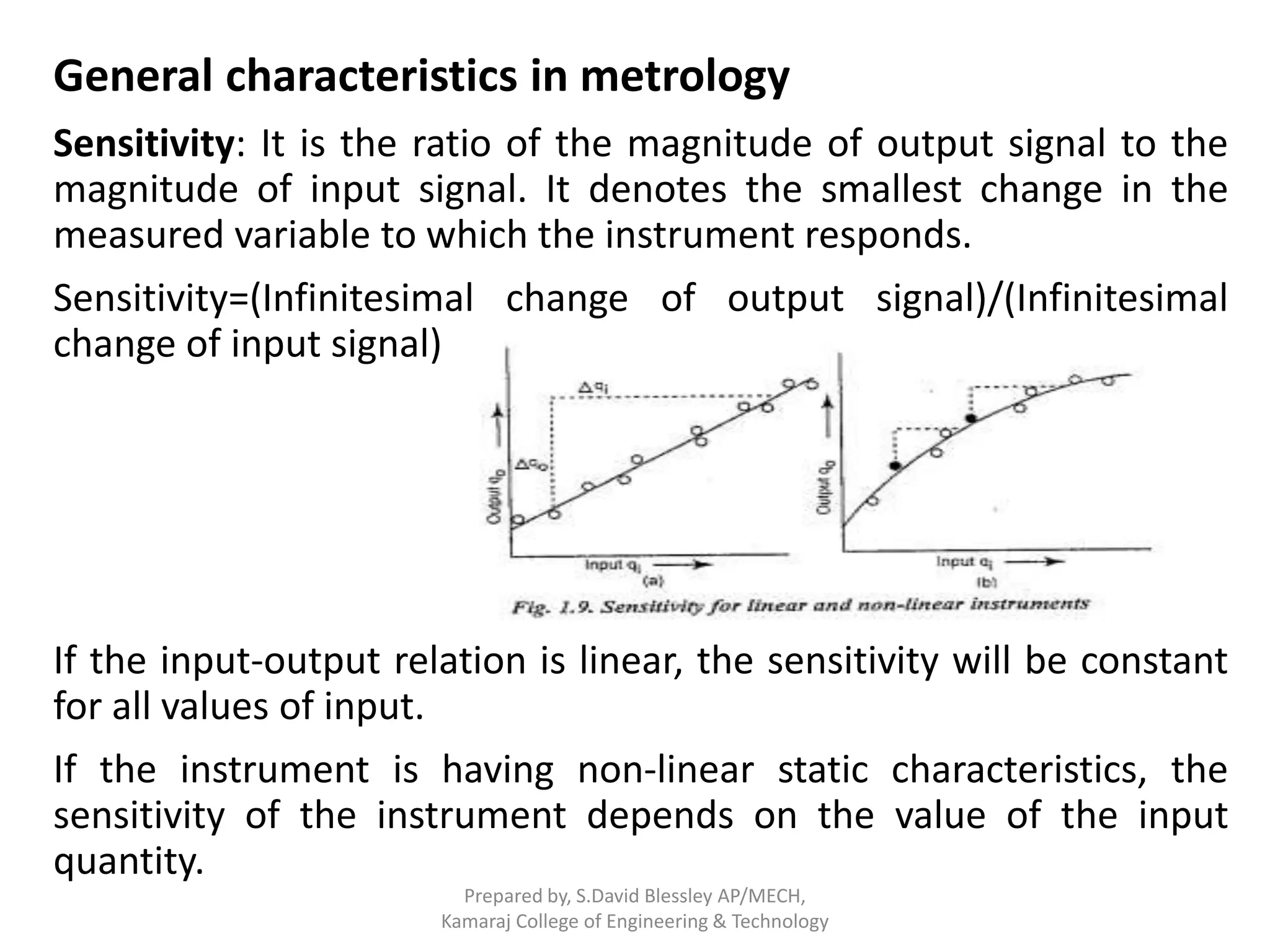 Unit 1 Basics of Metrology | PPTX