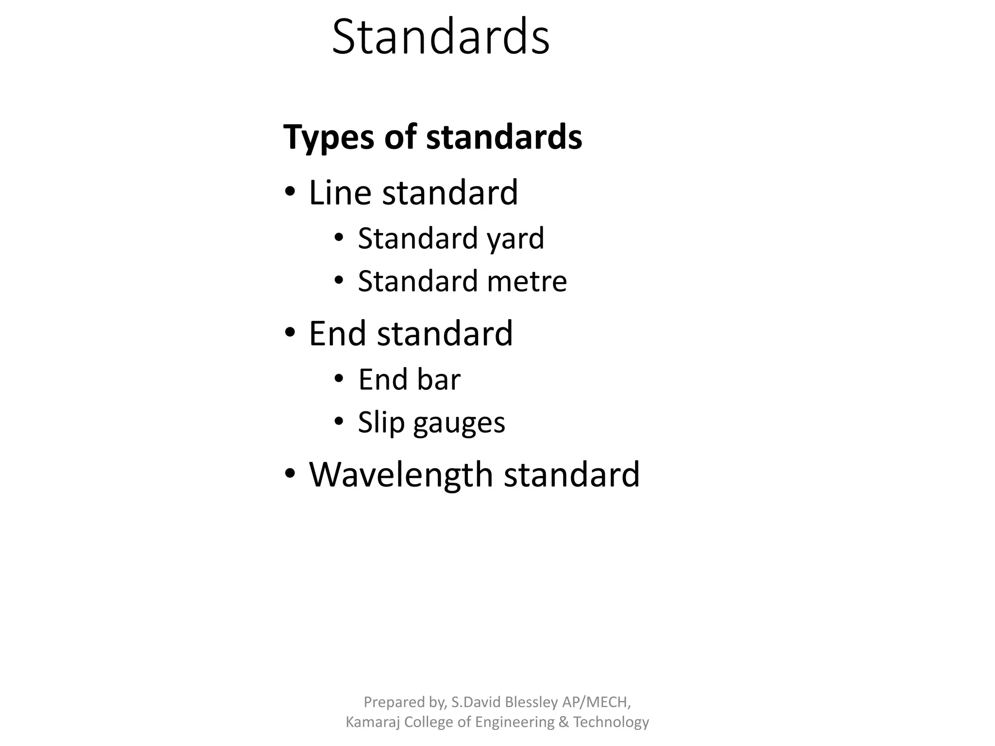 Unit 1 Basics of Metrology | PPTX