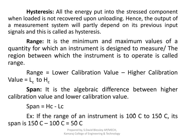 Unit 1 Basics of Metrology | PPTX