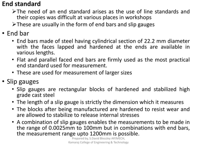 Unit 1 Basics of Metrology | PPTX