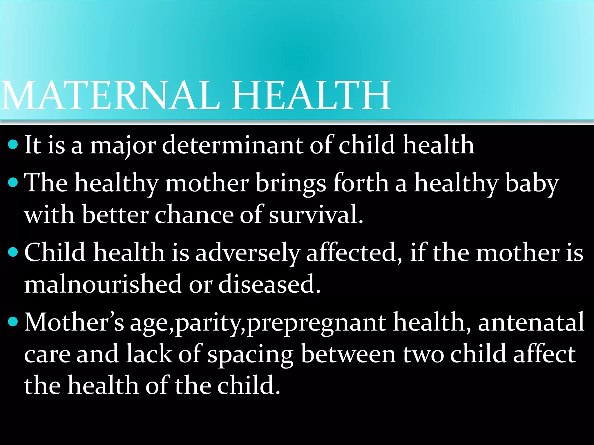 INTRODUCTION TO CHILD HEALTH | PPTX