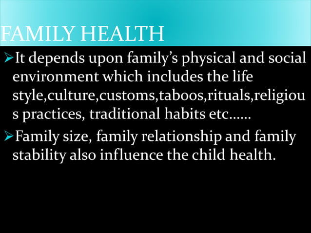 INTRODUCTION TO CHILD HEALTH | PPTX | Parenting Babies and Toddlers ...