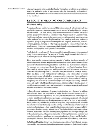 Role of Libraries in society | PDF