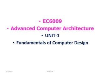 FUNDAMENTALS OF COMPUTER DESIGN | PPTX