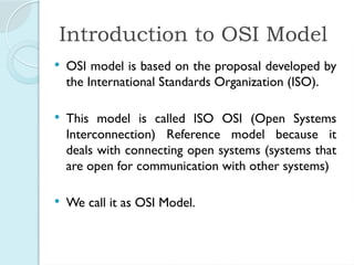 Computer Networks - OSI Model and its functions | PPT