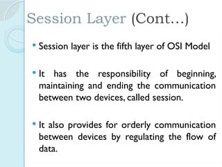 Computer Networks - OSI Model and its functions | PPT