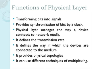 Computer Networks - OSI Model and its functions | PPT