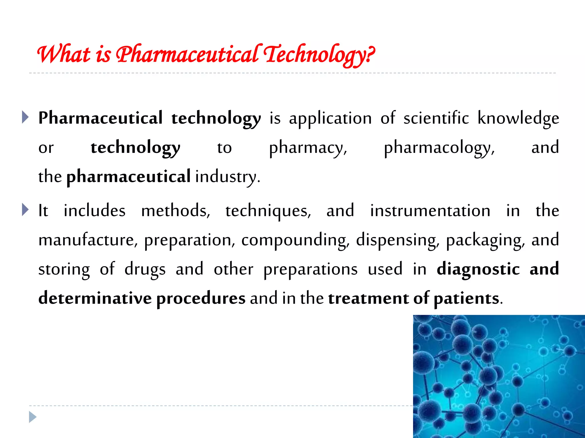 Introduction to Biopharmaceutical Technology | PPTX