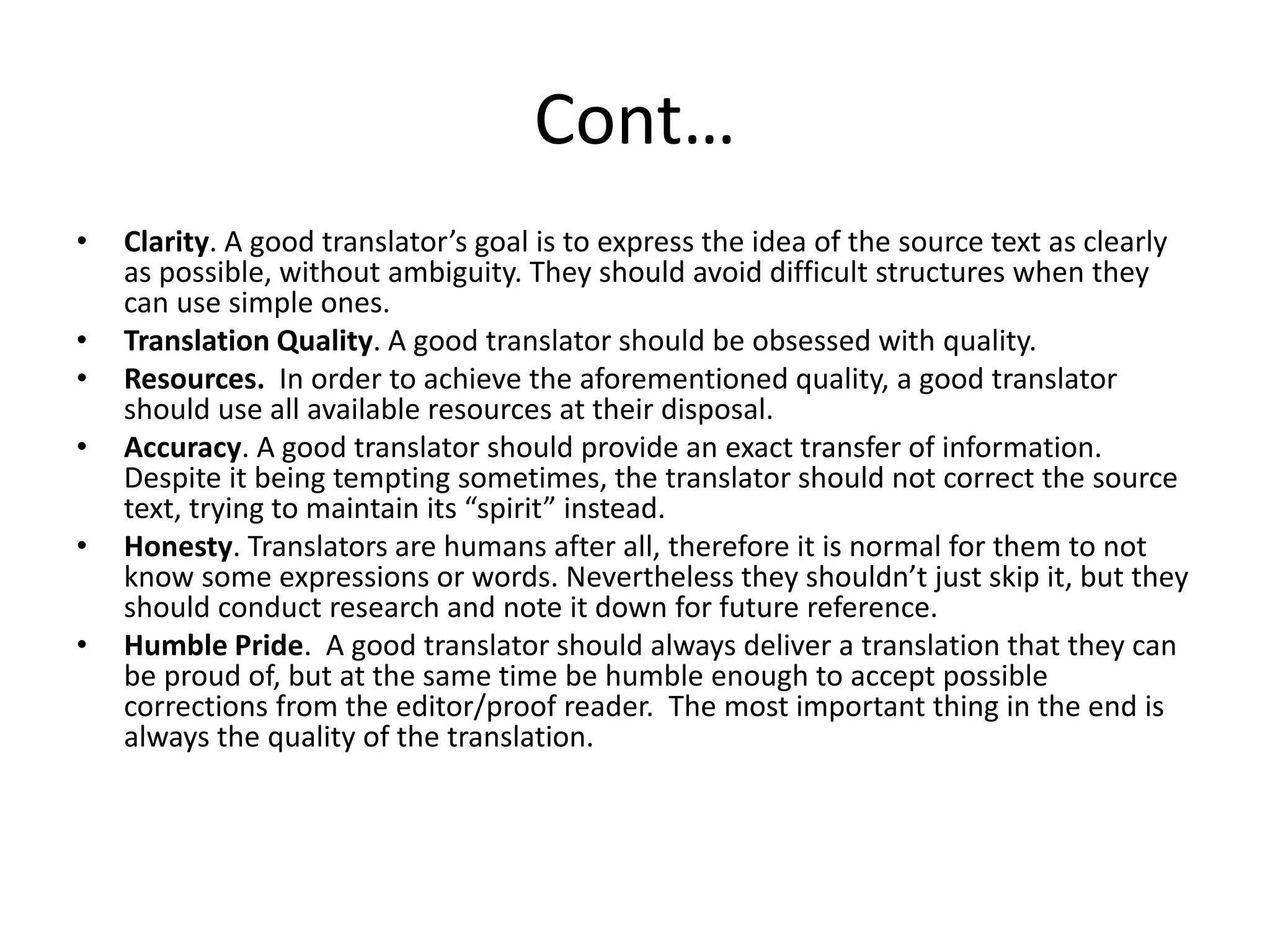 Introduction to Translation Theory | PPTX