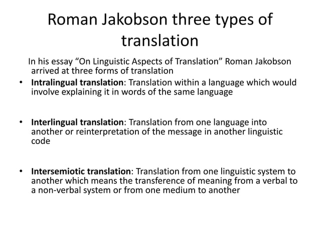 Introduction to Translation Theory | PPTX