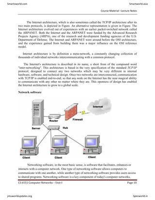fundamentals & link layers jntuk material | PDF