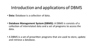 DBMS Unit - 1 Database System Architecture | PPT | Free Download