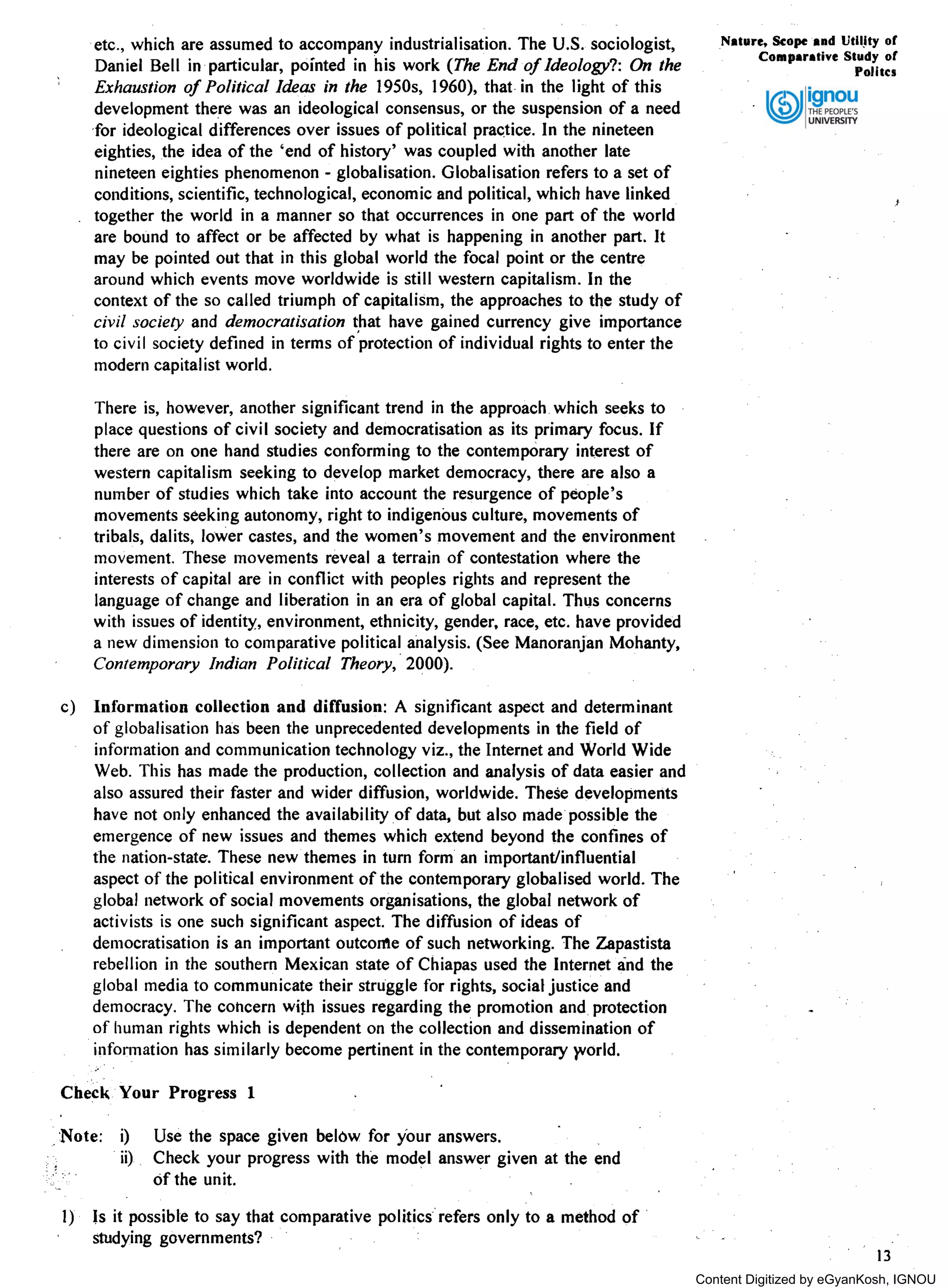 Unit 1 Comparative methods and Approaches | PDF