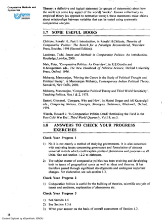 Unit 1 Comparative methods and Approaches | PDF